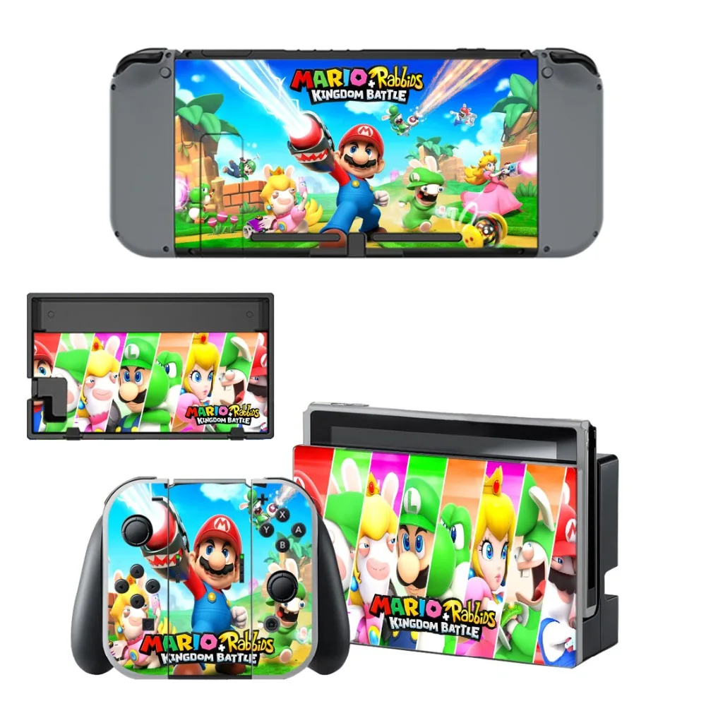 Super Mario Skin Sticker Nintendo Switch NS Console Joy-Con Dock ...