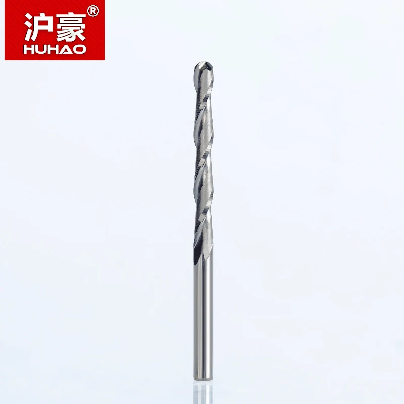 Huhao 5pcs/lot 3.175mm 2 Flute Spiral Ball Nose End Mill Cnc Router ...
