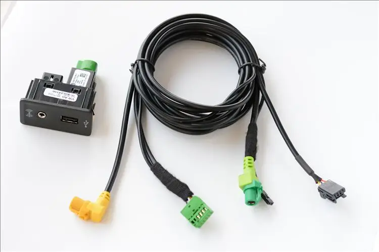 Golf 7 MK7 CarPlay MDI USB Aux AMI Install Plug Socket Harness 5G0 035 ...