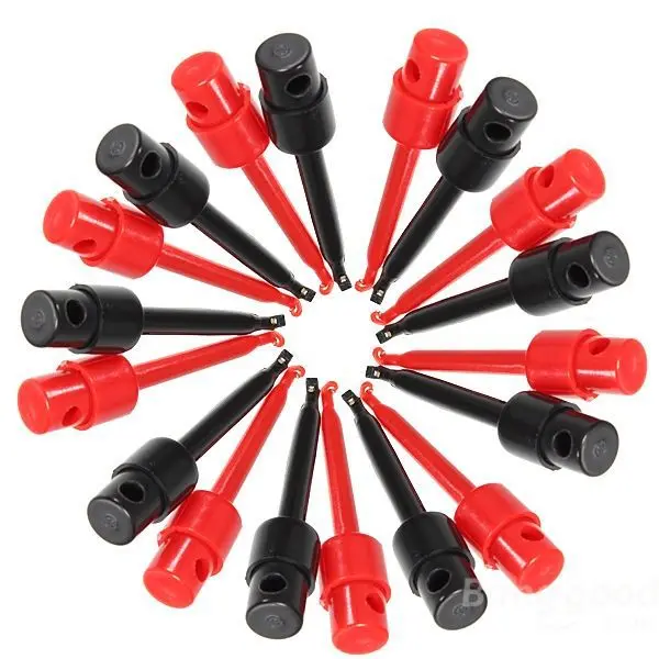 Laurieshop Mini Test Hook Clips Grabber Probe Digital Multimeter ...
