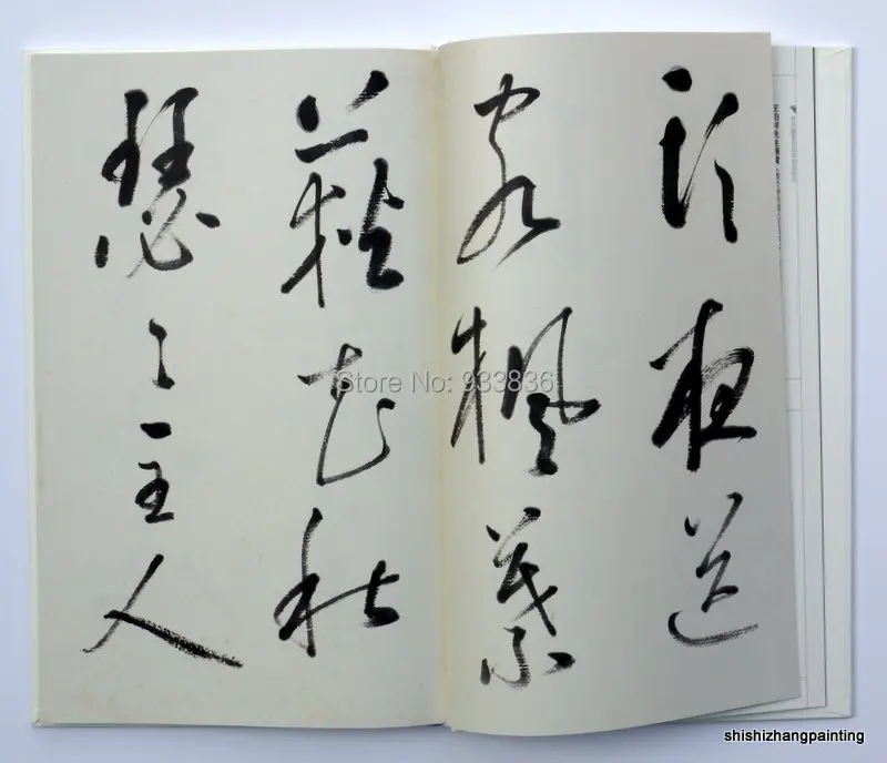 Chinese big calligraphy book Qi Gong caoshu Cursive script Dong Qichang ...