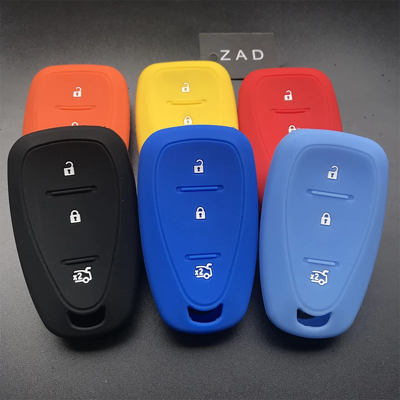 ZAD silicone car key cover case For Chevrolet Cruze Spark Onix Volt ...