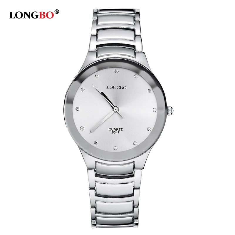 2017 New brand Longbo Quartz Watches Men women Stainless Steel Sports ...