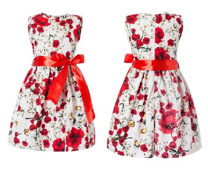 childrens-dresses-girl-dress-Dresses-for-girls-Red-dress-bebes-costume ...
