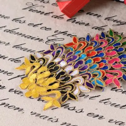 14cm X 5cm Cloth Stickers Stage Clothing Features National Wind ...