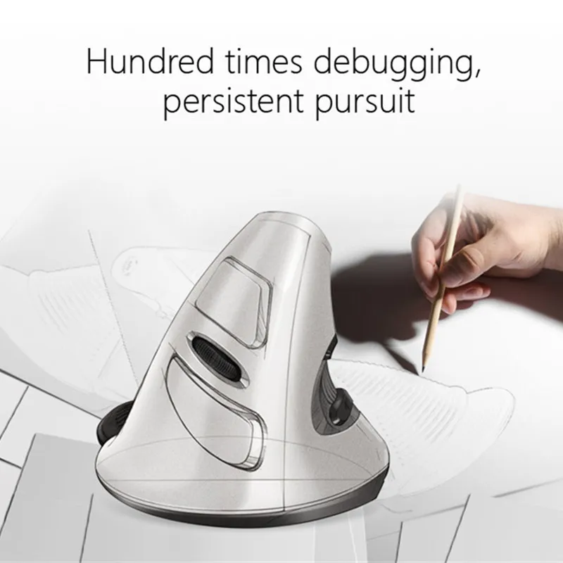 Big Discount Delux M618RP Vertical Mouse 6 Buttons Ergonomic Optical ...