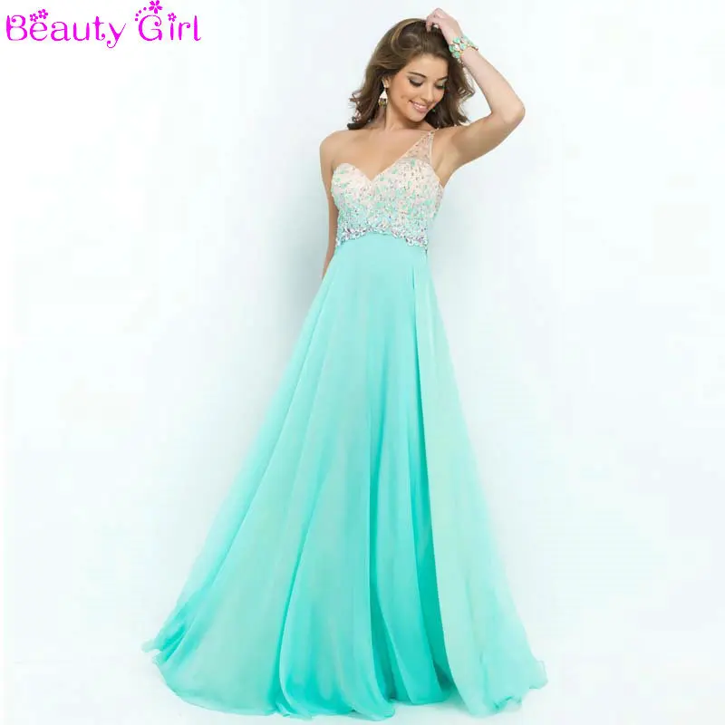 Custom made marinha coral rosa de vidro do mar violeta longo prom dress ...