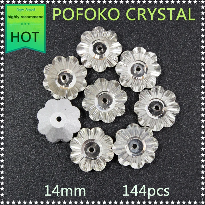 Hot Strass crystal stone Button 144pcs 14mm plum flatback crytsals and ...