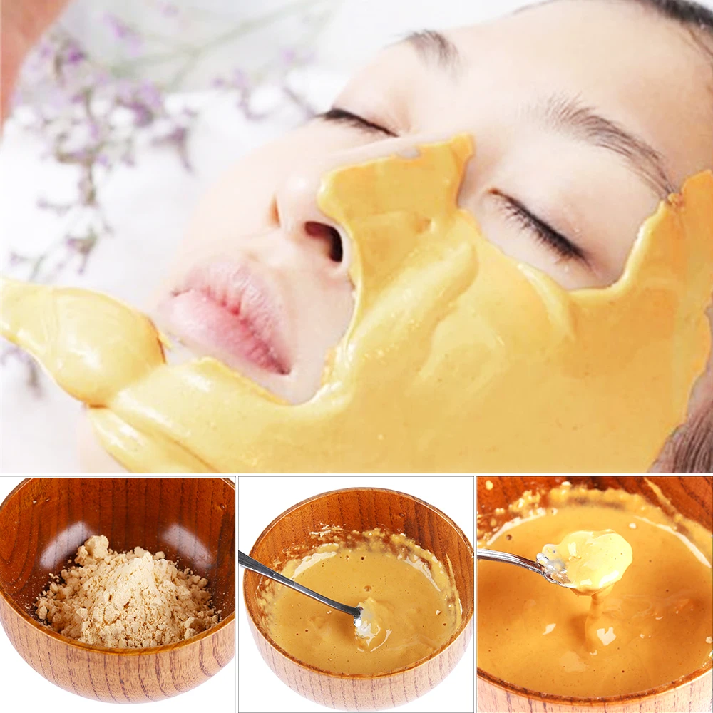 24k Gold Collagen Face Mask Powder Anti Aging Anti Wrinkle Luxury Spa