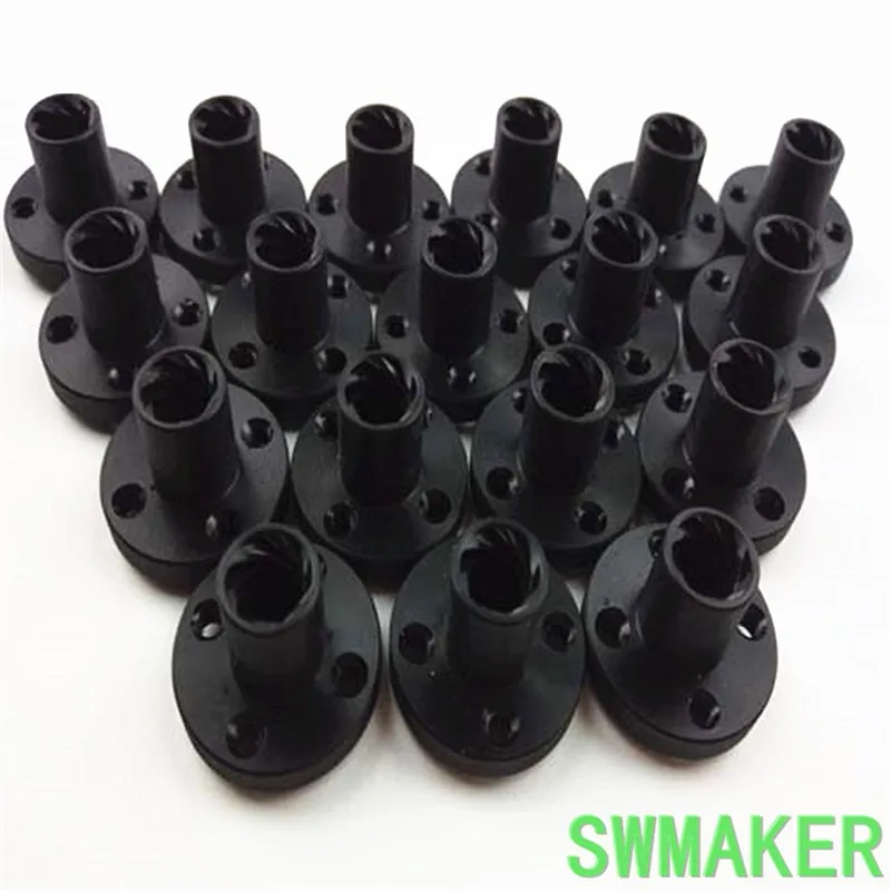 SWMAKER CNC 3D printer DIY parts TR8 lead screw POM nut T type screw ...