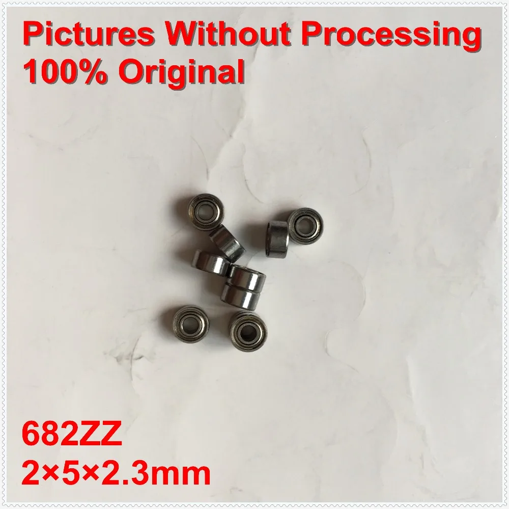 682zz Bearing 10PCS 2x5x2.3 mm 682z Miniature thin walled ball bearing ...