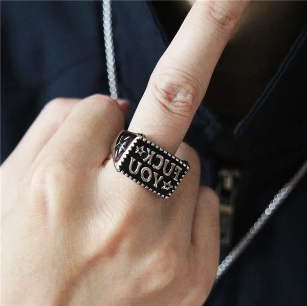 Drop-Ship-316L-Stainless-Steel-Punk-Party-Ring-Bad-Ass-Mens-Jewelry ...