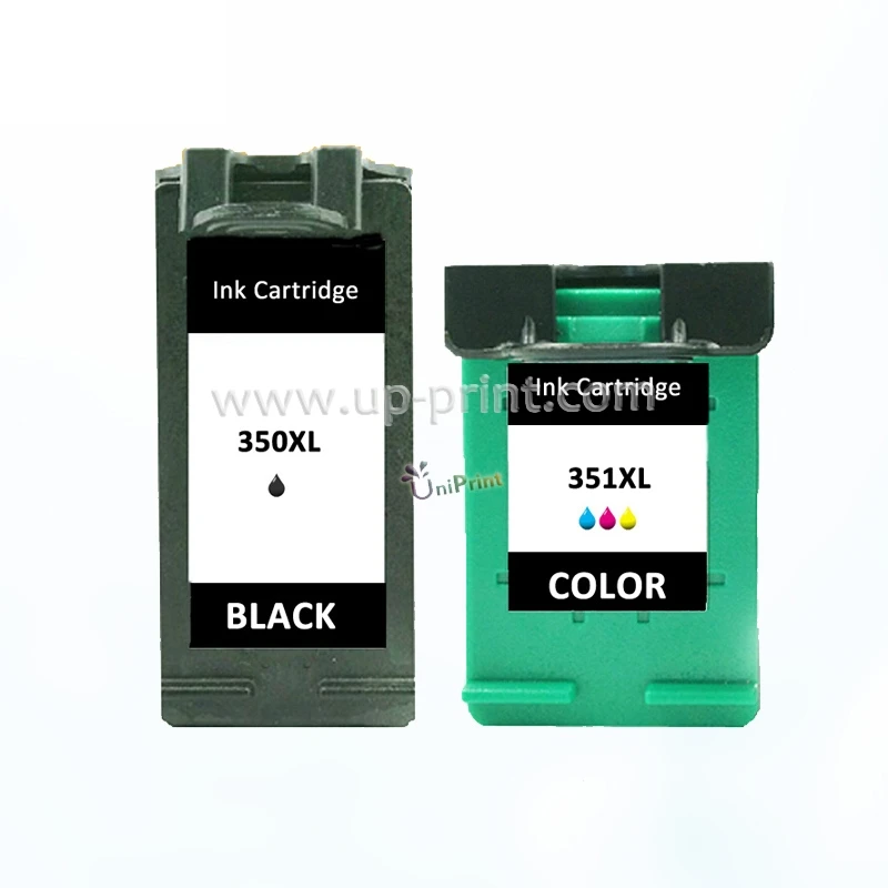 UPink Remanufaturados Para HP 350 Cartucho de Tinta Para HP C4200 351XL ...