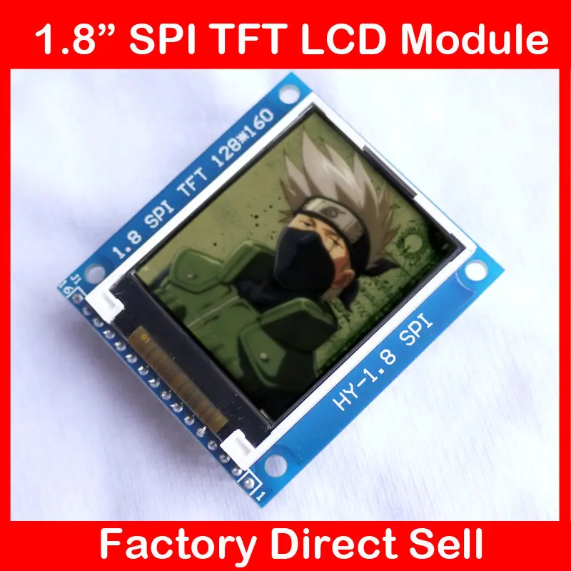 1.8" Serial SPI Interface TFT Color LCD Module Display 128 x 160 + PCB ...