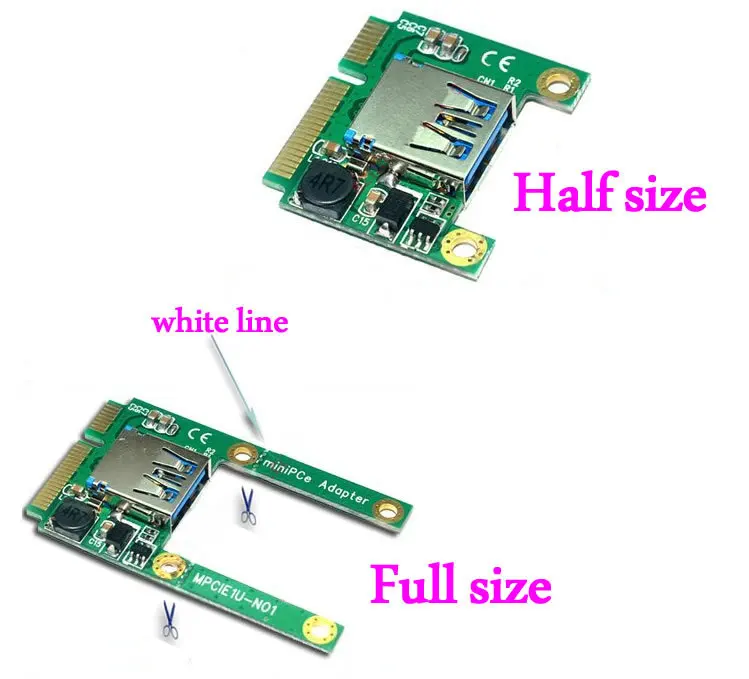 Mini pci e usb