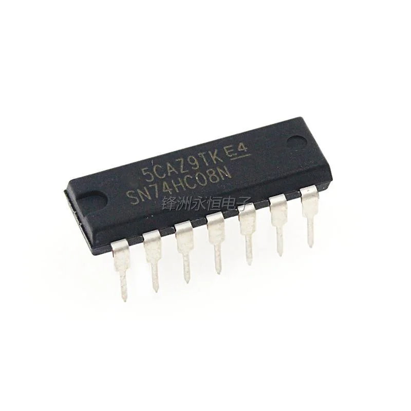 100PCS SN74HC08N DIP14 SN74HC08 74HC08N 74HC08 Logic gate Quad 2 Input ...