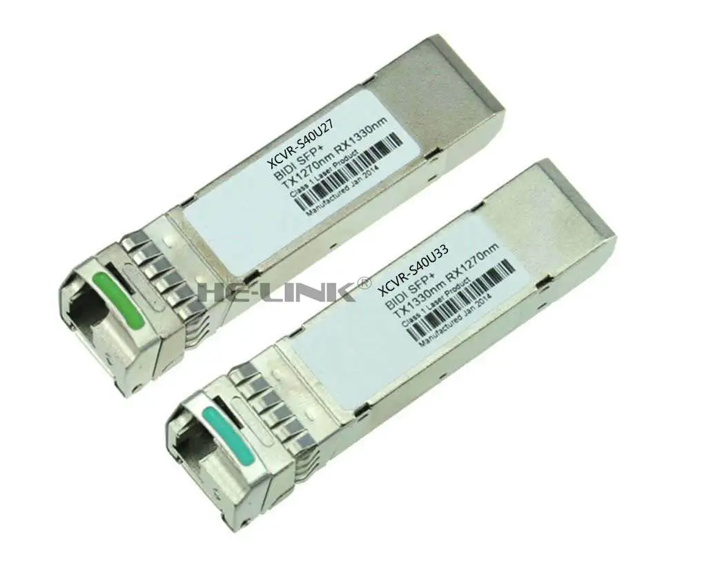 LODFIBER XCVR S40U27/XCVR S40U33 CI ENA Compatible par de BiDi SFP 10G ...