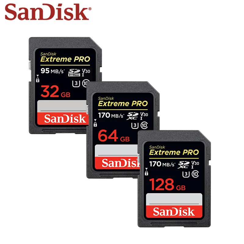 Sandisk Good Quality SD Card 32GB C10 V30 SD Up To 95m s Card 64GB Sandisk Good Quality SD Card 32GB C10 V30 SD Up To 95m s Card 64GB
