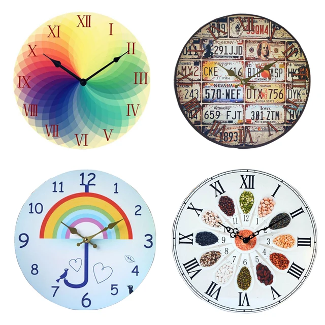 Multiple Clocks On A Wall
