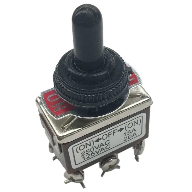 AC 250V 15A DPDT On/Off/On Momentary Switch with Waterproof Boot|dpdt ...