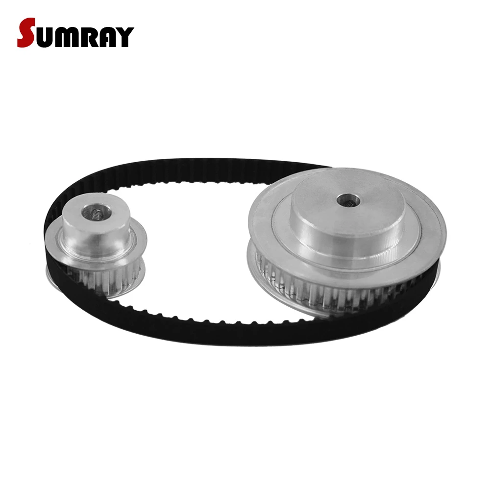 XL Timing Pulley Belt Set Reduction 1:2 XL 20T 40T 100mm Center ...