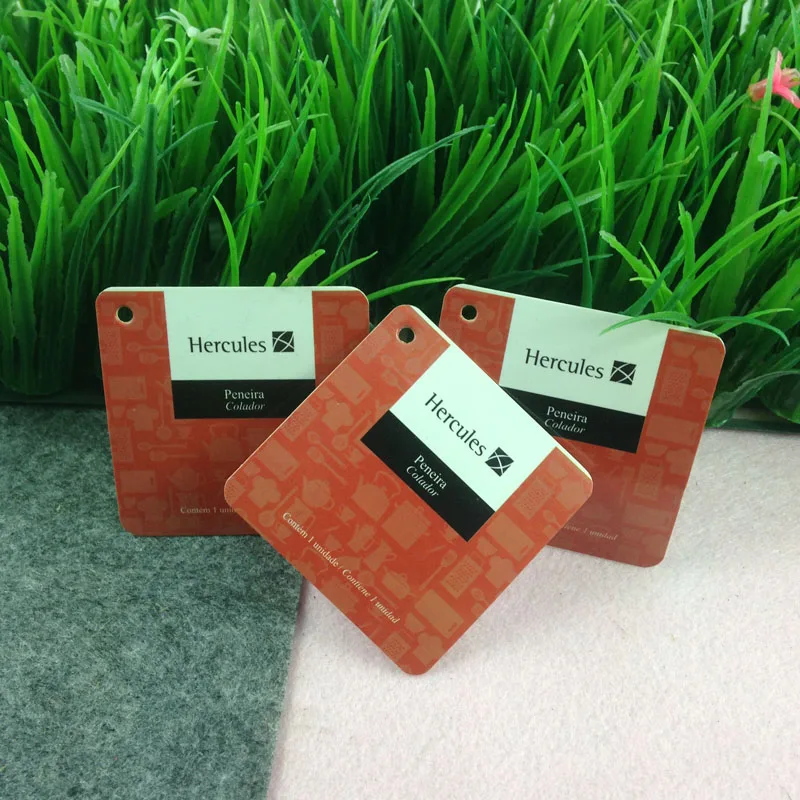 Wholesale Custom Hang Tags 4x5cm Price Tags Card Garment Tags Custom 