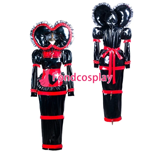 Aliexpress.com : Buy Sissy maid pvc dress lockable Uniform cosplay ...