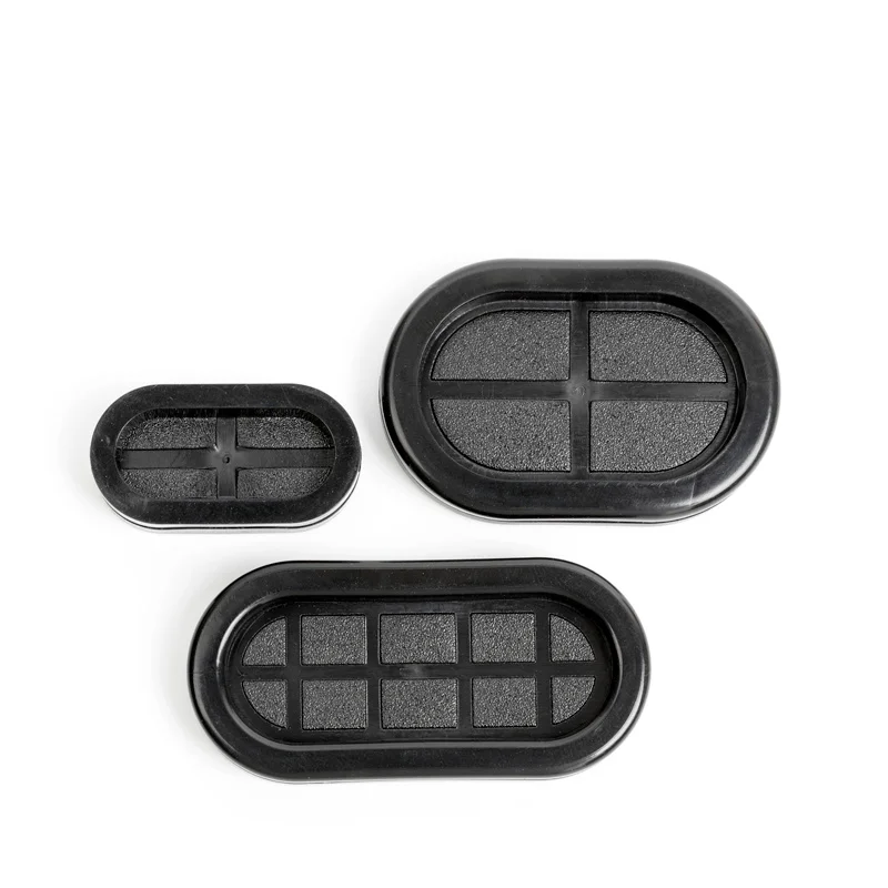 10pcs/lot Oval Rubber wire grommet gasket clamp Electric box inlet ...