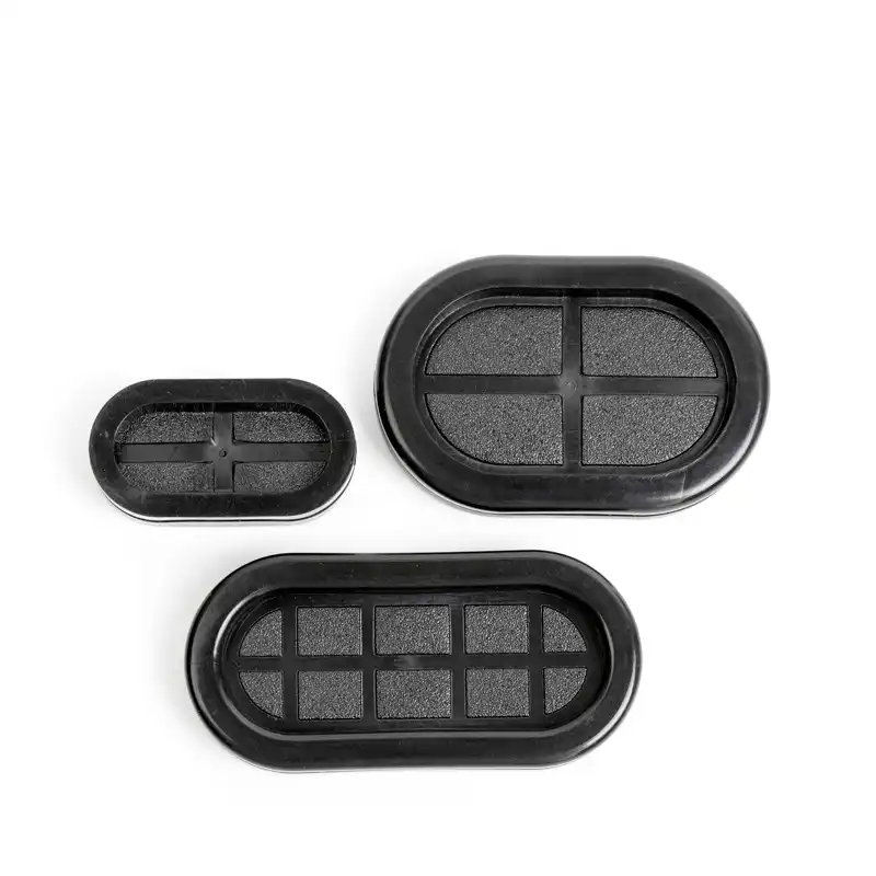 10pcs/lot Oval Rubber wire grommet gasket clamp Electric box inlet ...