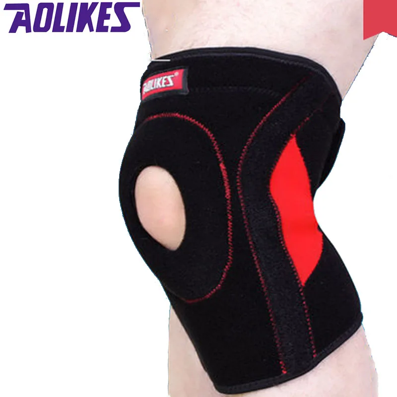 Aolikes 1PCS Spring Support Knee Pad Silicone Non slip Breathable ...