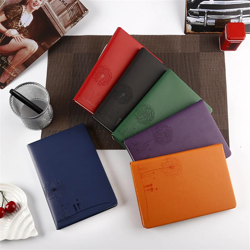 Leather Notebook Diary A5 Creative Cute Stationery School Office ...