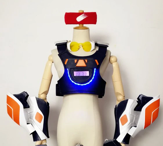 Customize-Overwatch-Summer2016-Lena-Oxton-Tracer-Skin-Sprinter-Cosplay ...