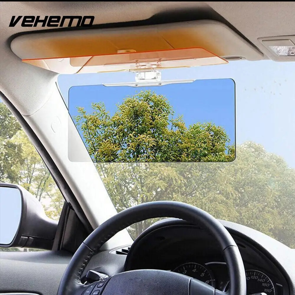 Brisa do carro Viseira Auto Carro Anti Reflexo Dia Vidro PC + ABS Car ...