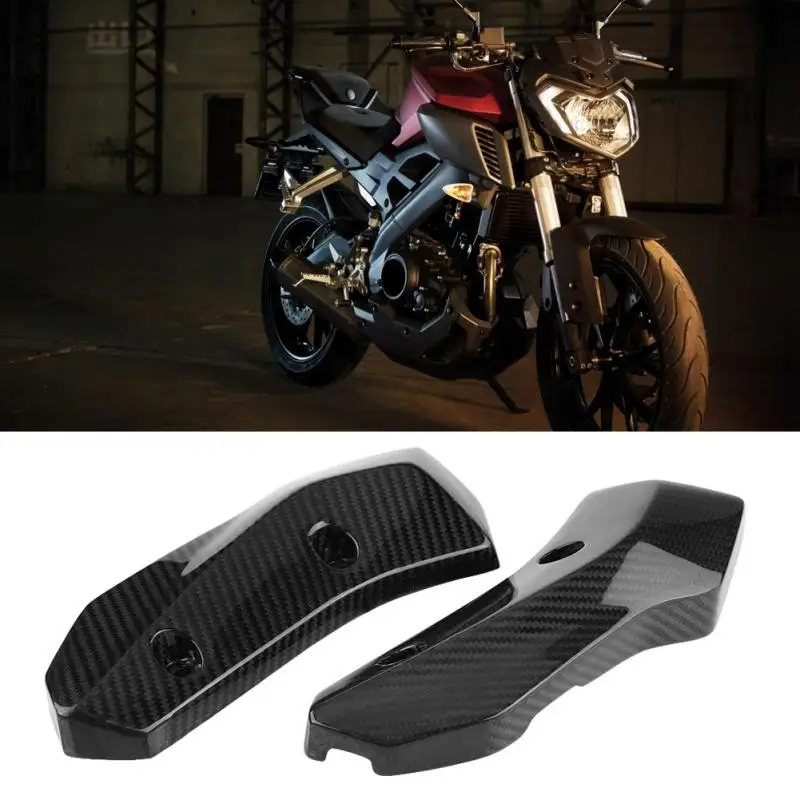 1 Pair Motorcycle Carbon Fiber Radiator Grille Side Guard Cover for ...