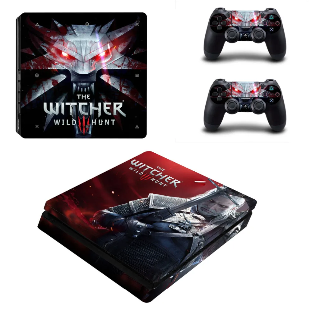 The Witcher 3 Wild Hunt PS4 Slim Skin Sticker Vinyl - ConsoleSkins.co