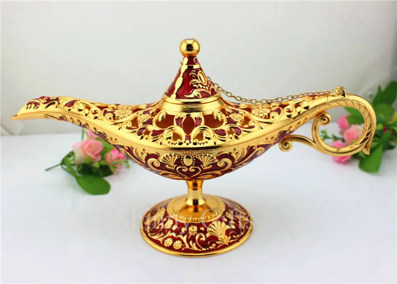 Home Decorative Big Size New Design 13.7'' Aladdin Lamp With Enamel ...