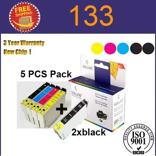 For Epson ink 133(1 set+1 Black T1331) for Epson Stylus T12/T25/TX120 ...