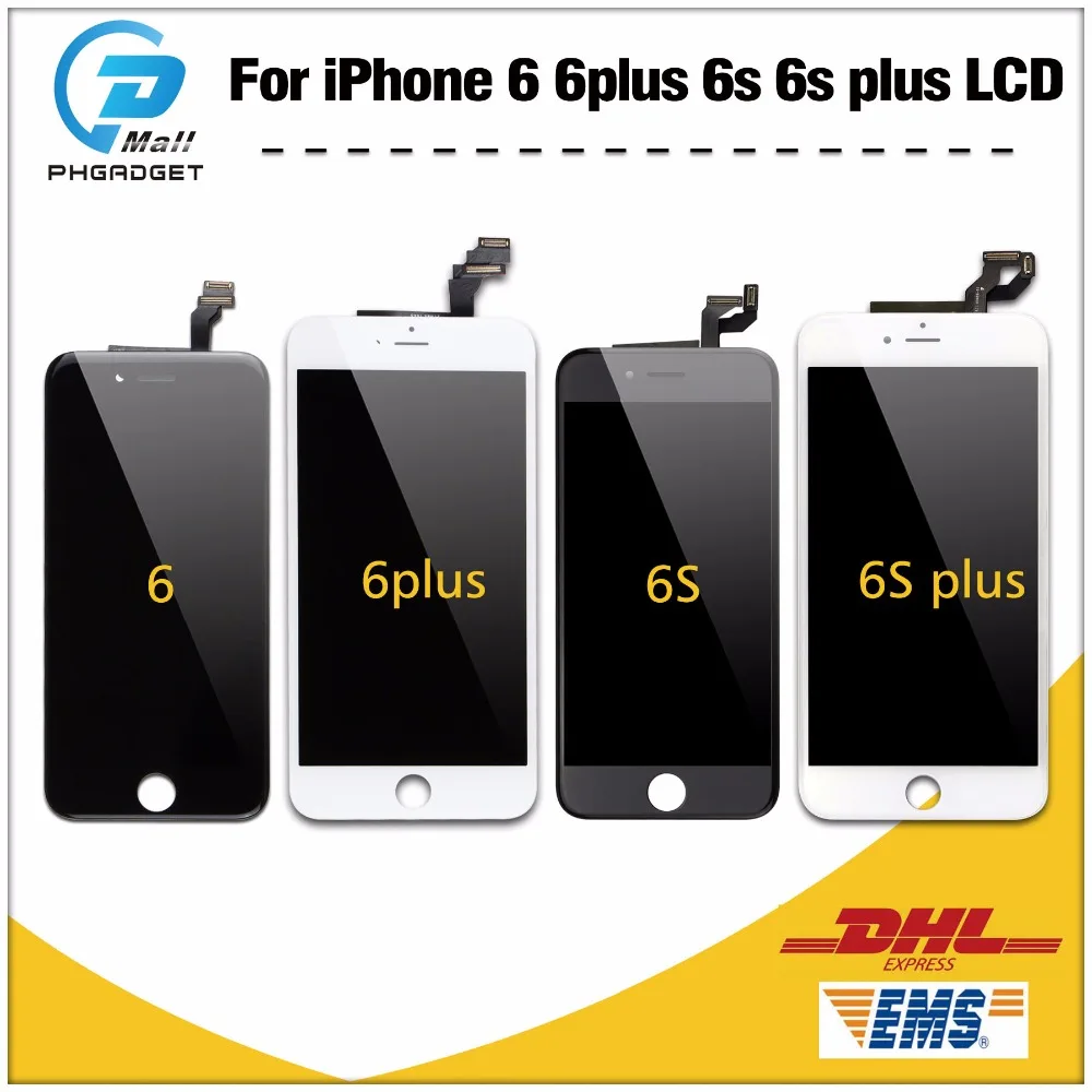 10PCS Touch Screen Digitizer Display LCD for iPhone 6G 6 6 plus 6s plus ...