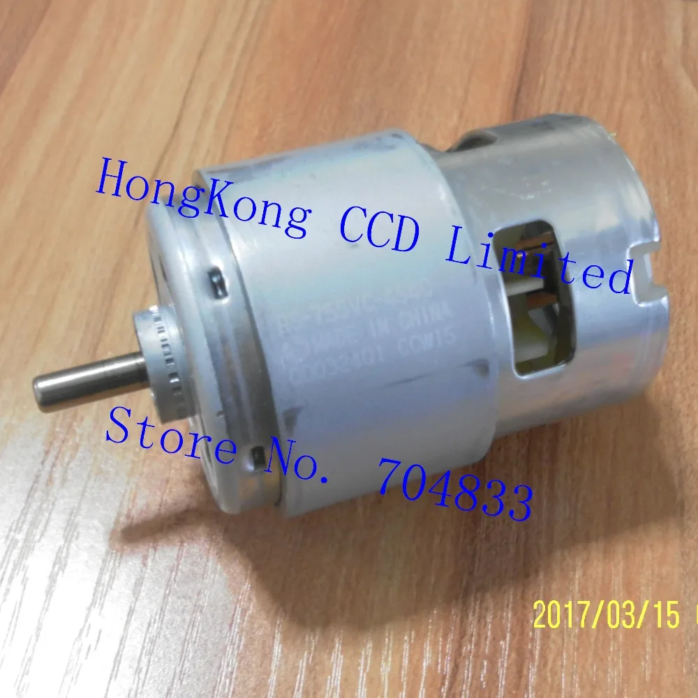 RS 755VC 4540 DC Motor 18 V 30400 RPM velocidad del motor ACCESORIOS ...