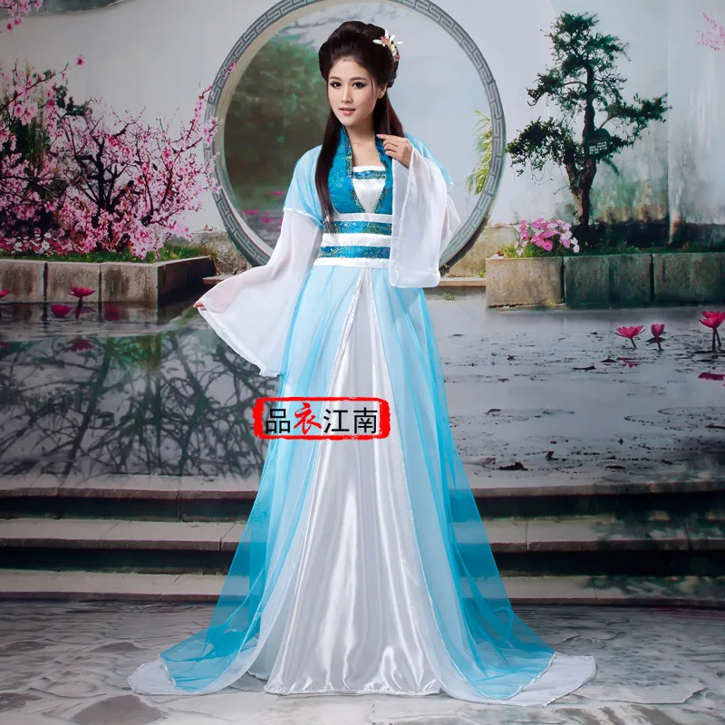 Cosplay costume clothes fairy hanfu sword princess dance costume ...