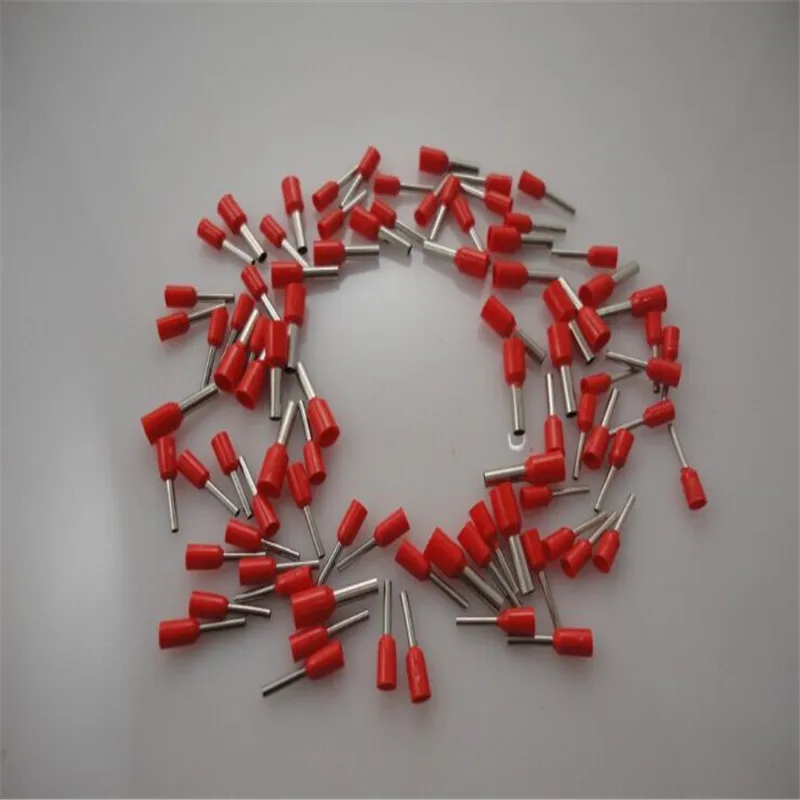 1000Pcs E0508 22 AWG 0.5mm2 Wire Crimp Insulated Ferrule Cable End ...