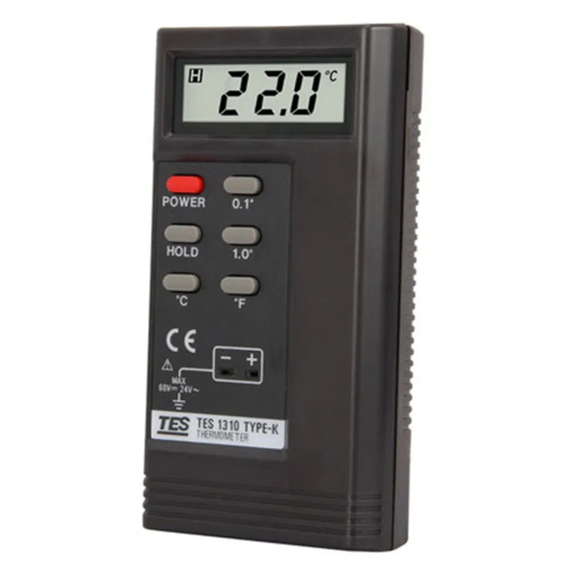 Tes 1310 Digital Thermocouple Thermometer Temperature Reader Sensor Tes