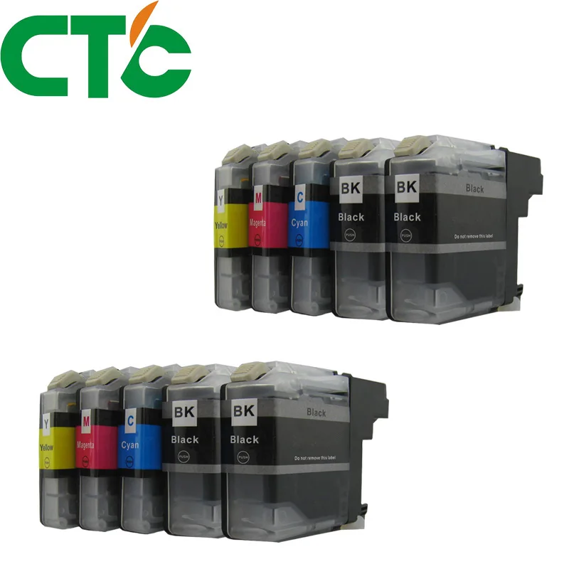 10 PCS LC 123 Ink Cartridge Compatible for Brother MFC J4510DW MFC ...