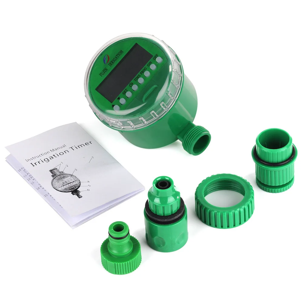 Battery Operated Irrigation Controller With LCD Display Green ...