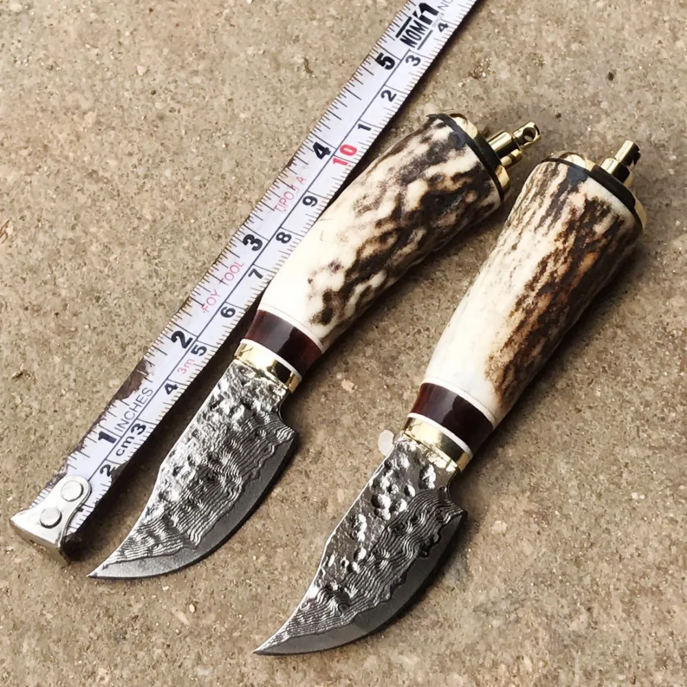 Buy 100 Handmade Forged Damascus Steel Hunting Knife