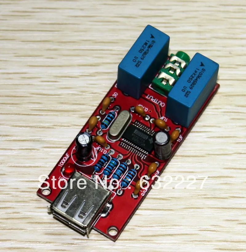 USB DAC PCM2704 decoder with a small amp sound decoding-in Integrated ...
