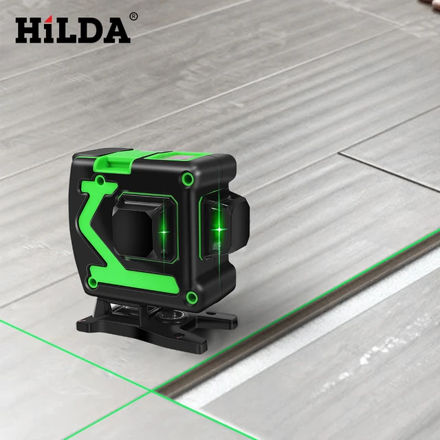HILDA 3D Laser Level Self-Leveling 360 Horizontal And Vertical Cross ...