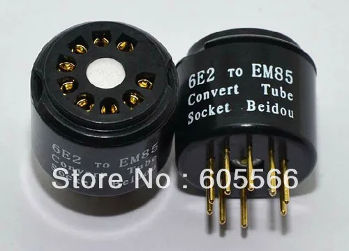 1x 6E2 to EM85 Vacuum tube adapter socket converter|socket 2|socket a ...