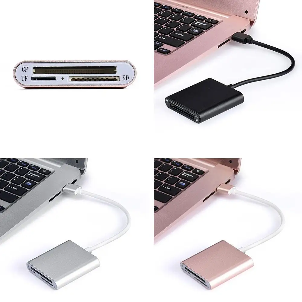 CEWAAL USB 3,0 Multi en uno CF SD MICRO Memery lector de tarjetas ...