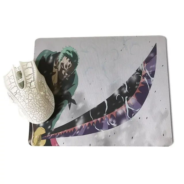 One piece Roronoa Zoro Gaming Mousepads 25X29cm - One piece Merchandise ...